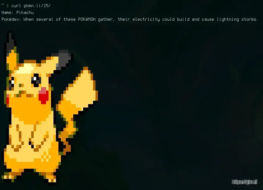 pkmn.li: Pokémon sprites in your terminal - glow.li